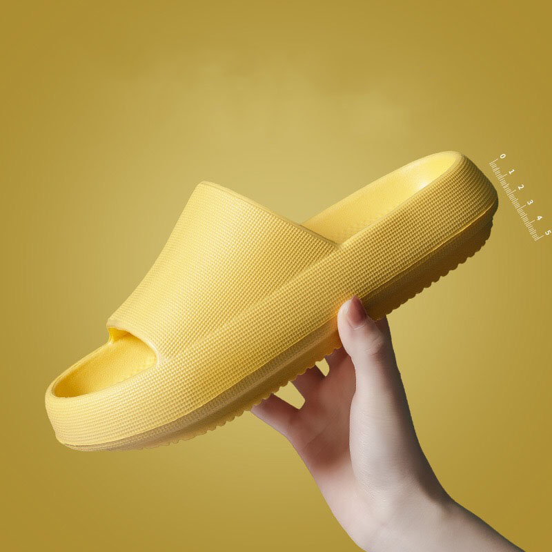 รองเท้าแตะ EVA พื้นหนา นิ่ม ใส่สบาย เหมาะสำหรับใส่ในบ้าน คลายเมื่อยเท้า รุ่นพื้นหนา 4cm | Lazada ...