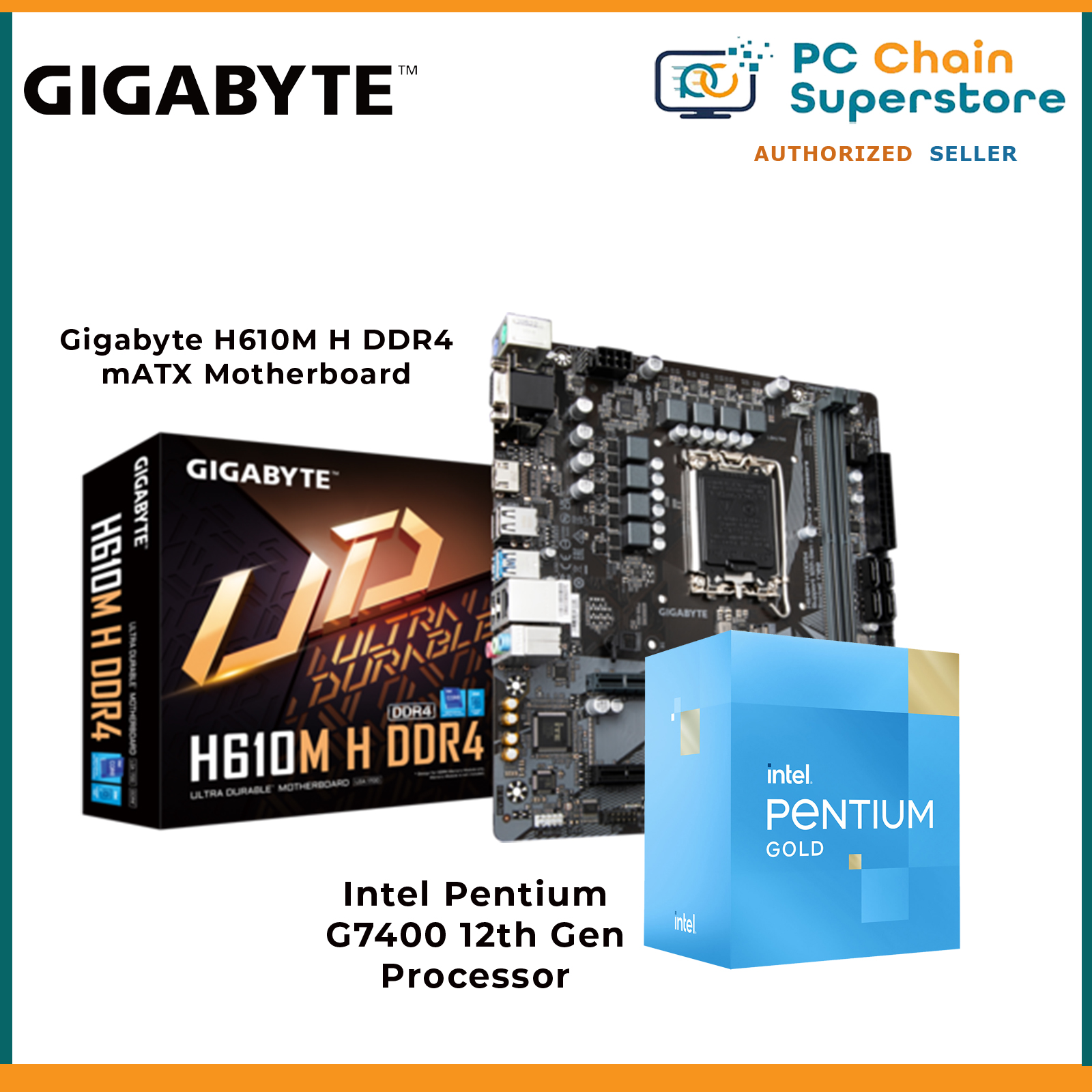 Intel Pentium G7400 12th Gen Dual Core 3.7Ghz LGA1700 Processor ...