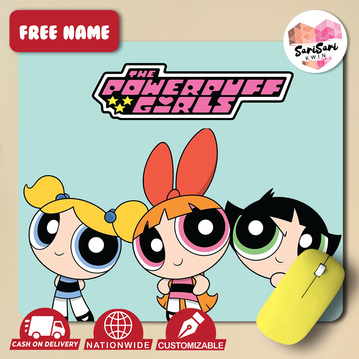Powerpuff girls Mousepad | Blossom | Buttercup | Bubbles | Lazada PH