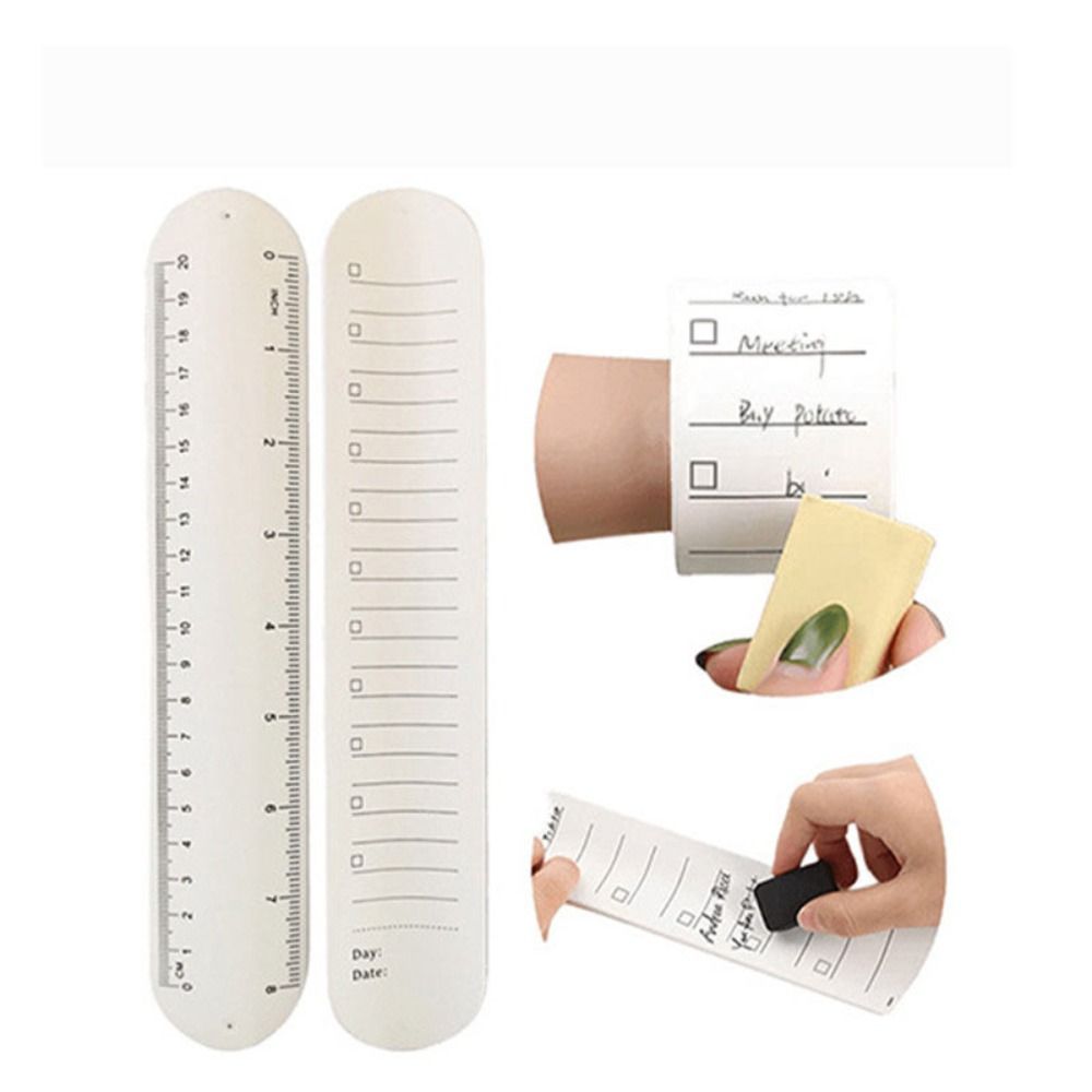 Erasable Planner Memo Memo Pad Reusable Silicone Slap Bracelets To Do ...