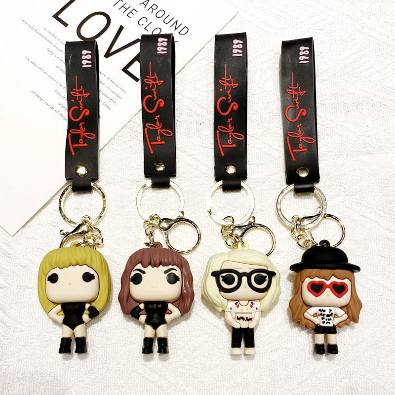 Singer Swift The Taylor Keychain Kawaii Taylor Guitar Music Notation ...