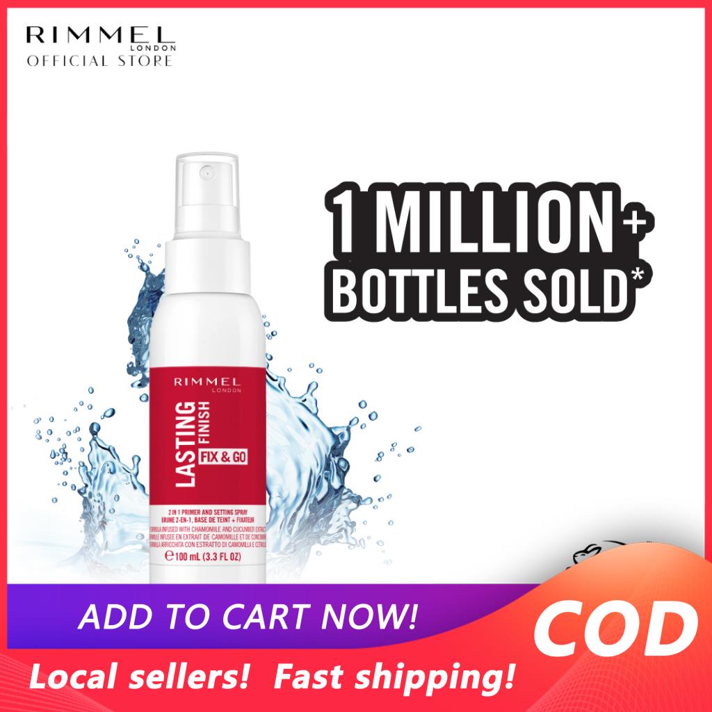 HOT SALES 】 Rimmel Lasting Finish Fix Go Setting Spray 100ml | Lazada