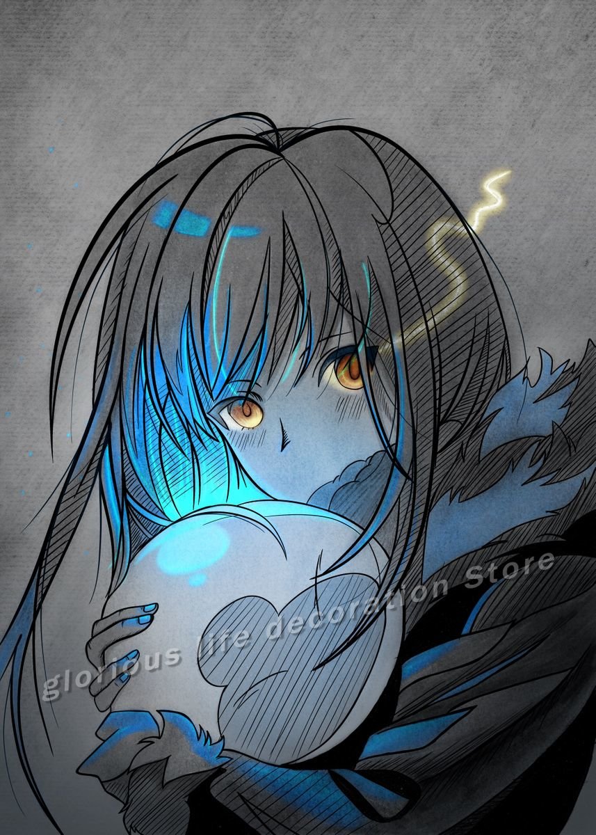 Rimuru Tempest Canvas Painting Comic Print Wall Art Picture for Home ...