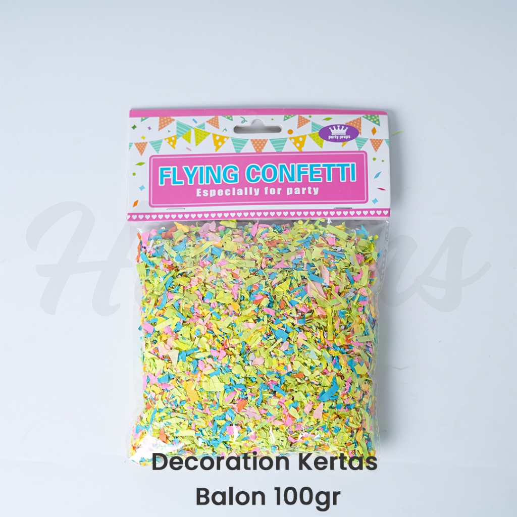Confetti Taburan Kertas / Kertas Confetti / Flying Confetti Ulang Tahun ...
