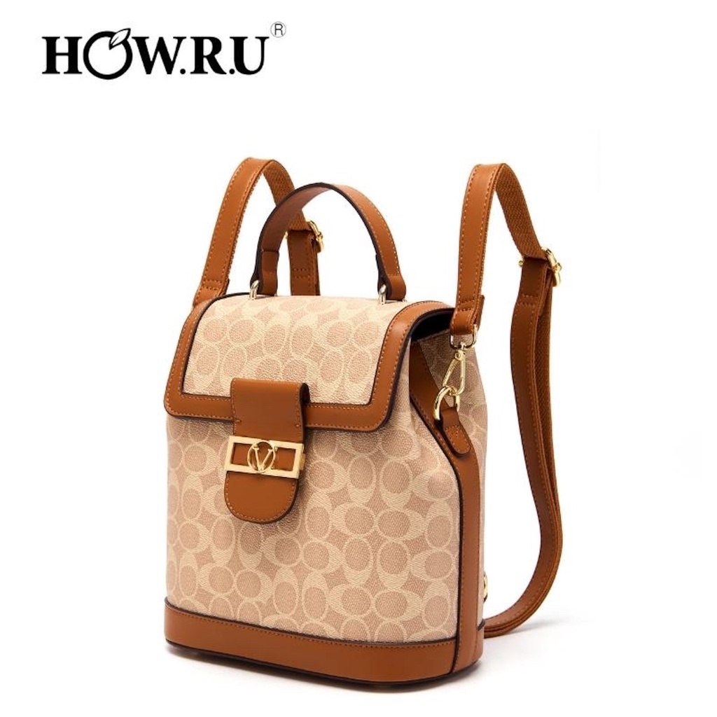 SALE！ ORIGINAL HOWRU 3-WAY LEATHER BACKPACK | Lazada PH