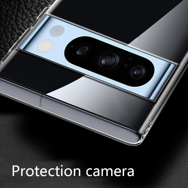 Tokifu For Google Pixel 8 Pro Back Cover Soft Casing Transparent TPU ...
