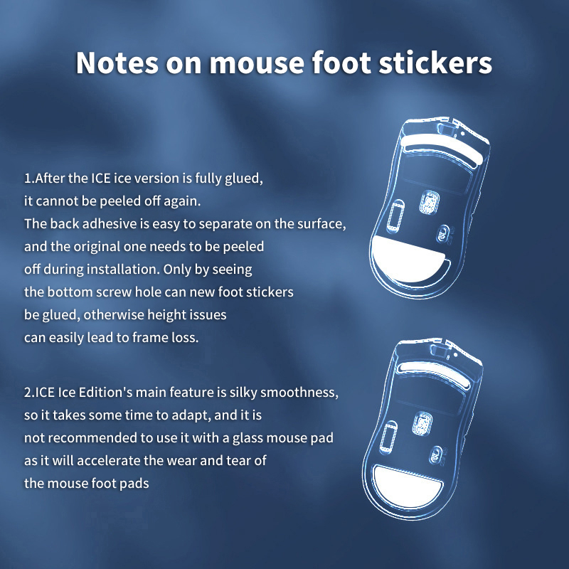 Mouse Foot Sticker For DELUX M800 Pro Gaming Mouse Non-Slip Pad E-Sport ...