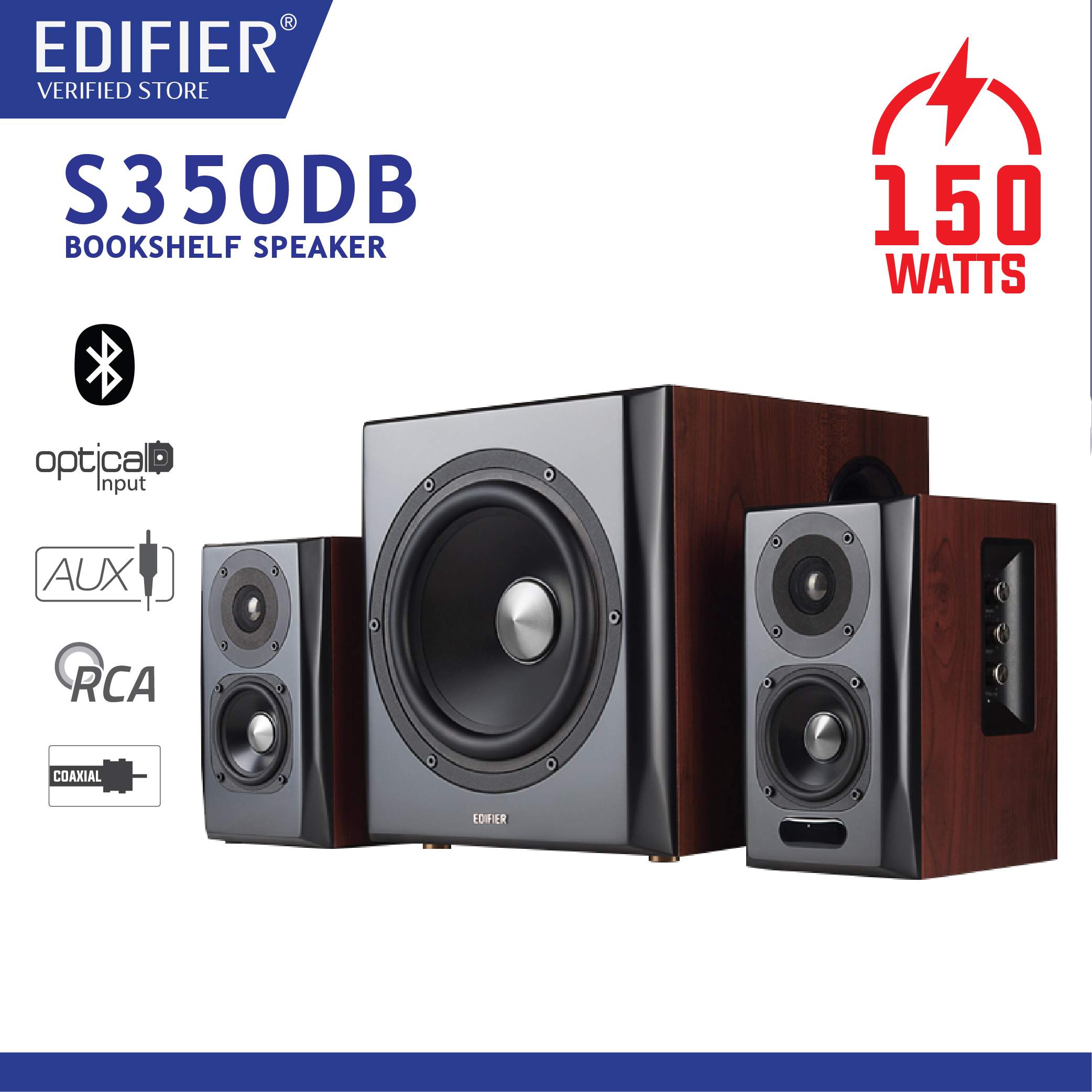 Edifier S350 Bookshelf Speaker | Lazada PH