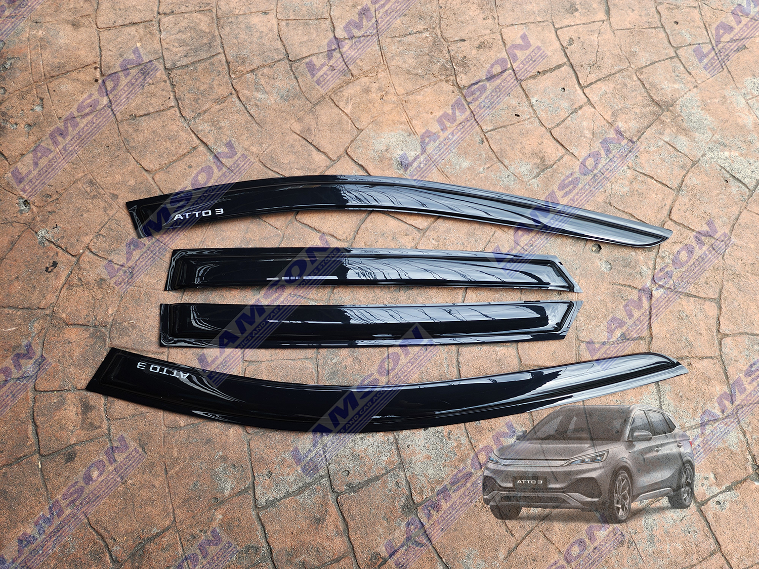 BYD Atto 3 2024 Rain Visors | Lazada PH