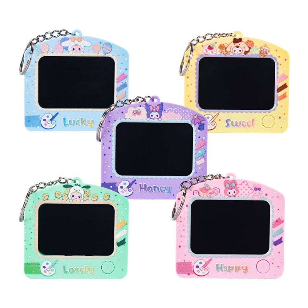 Creative Kuromi Mini Drawing Board My Melody Reusable Small Writing Pad ...