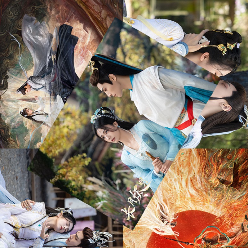 【Hottest Trends】8 Pcs/set Till The End Of The Moon Posters Luo Yunxi ...
