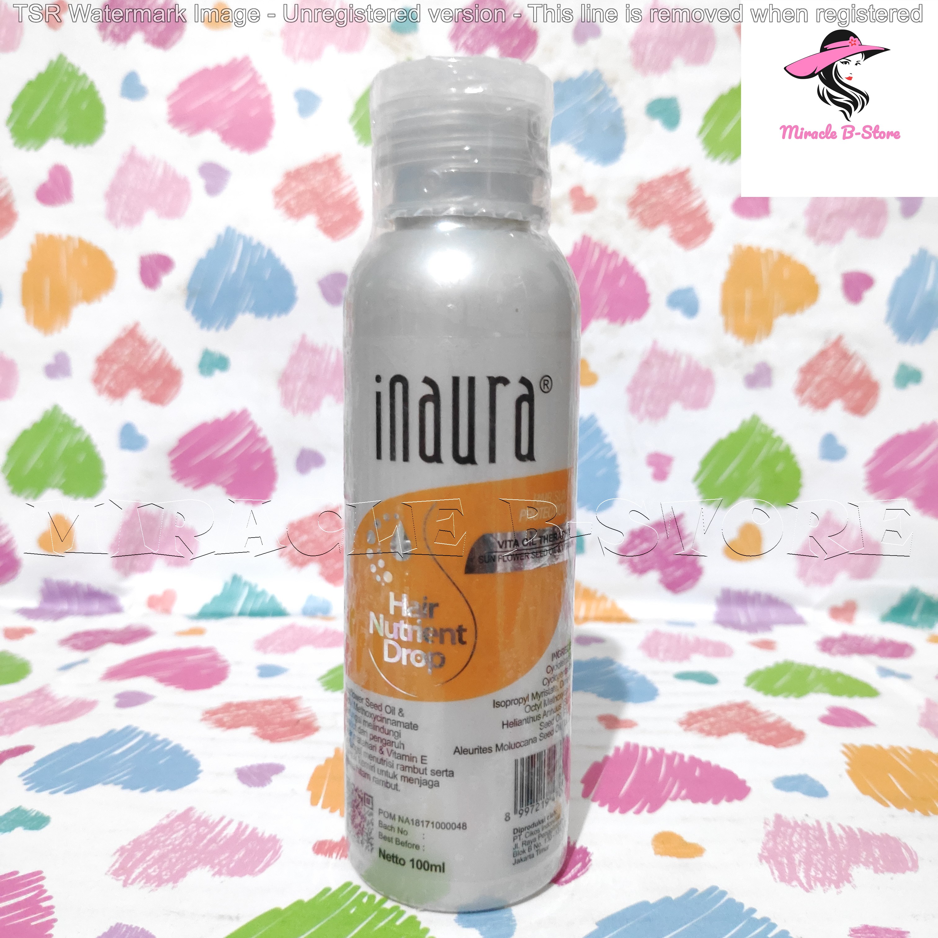 INAURA HAIR NUTRIENT DROP 100 ML VITAMIN RAMBUT KERING / RUSAK / WARNA ...