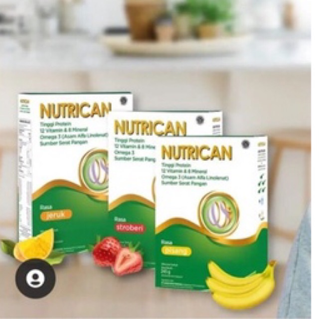 NUTRICAN 245 gr - Jeruk & Stroberi - Susu Pasien Kanker Tinggi Protein | Lazada Indonesia