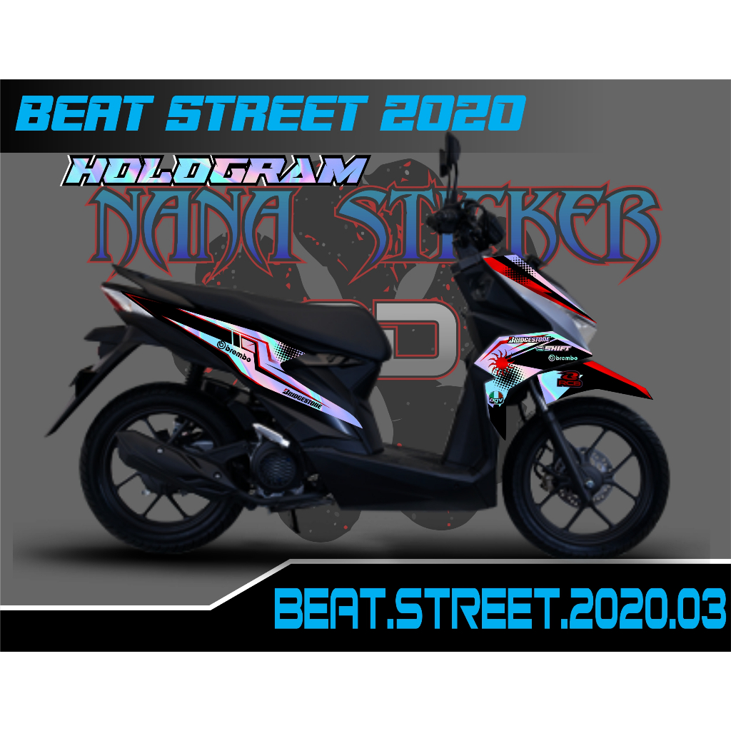 Striping HOLOGRAM BEAT STREET 2020 - Stiker BEAT STREET List Variasi ...
