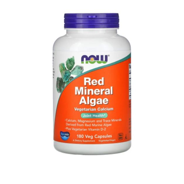 NOW Foods, Red Mineral Algae, 180 Veg Capsules | Lazada PH