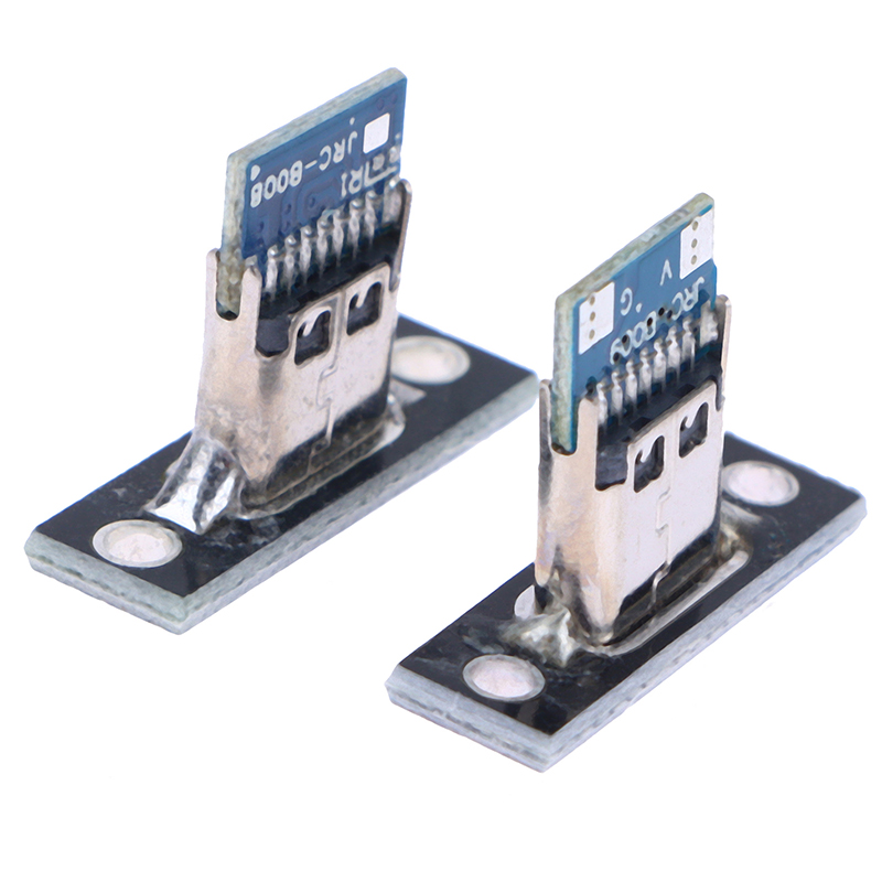 10pcs USB 3.1 Type C Socket With Screw fixing plate Type-C USB Jack 3.1 ...