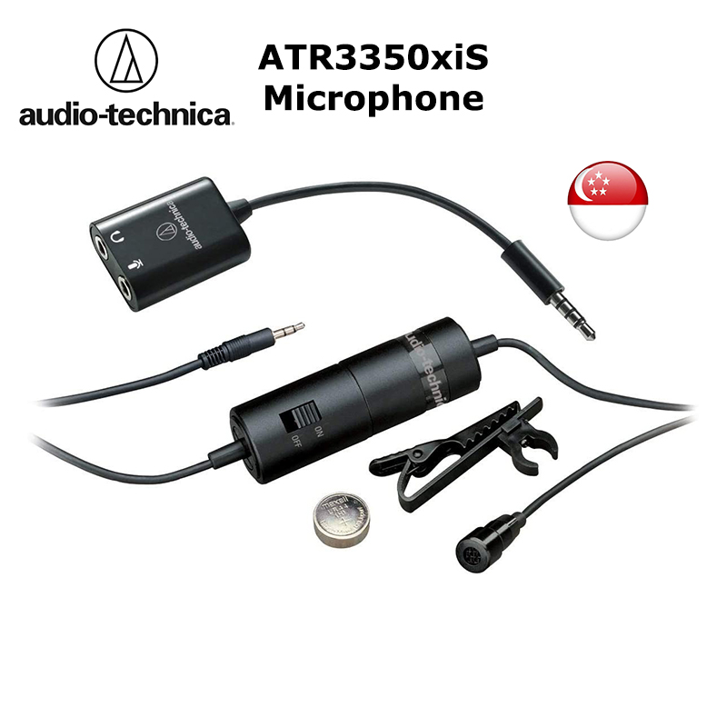 (SG) Audio-Technica ATR3350xiS Omni Condenser Microphone Mic (ATR ...