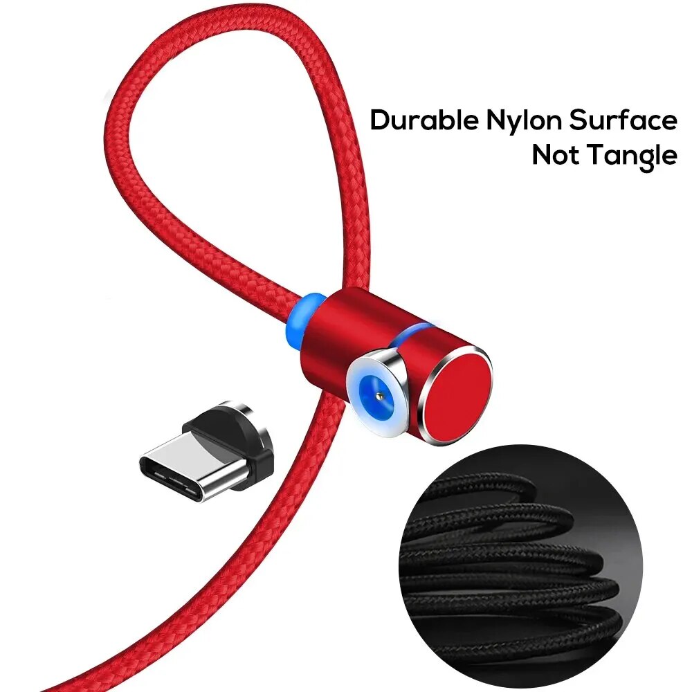 TOPK Magnetic Charging Cable 360° Rotating Magnetic Phone Charger Cable ...