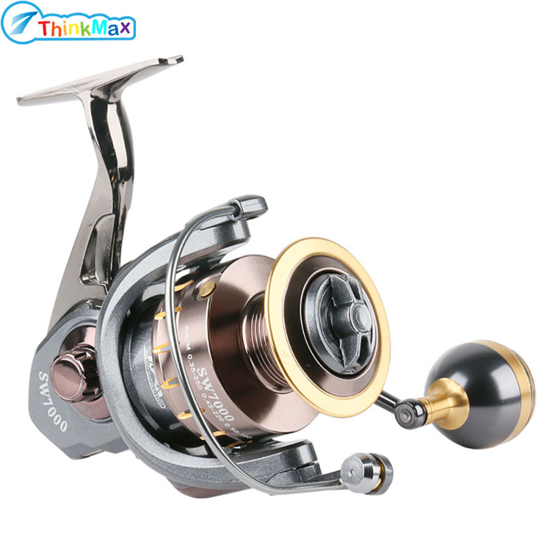 Metal Casting SW Metal Spinning Wheel Pole Fishing Wheel No Gap Boat ...
