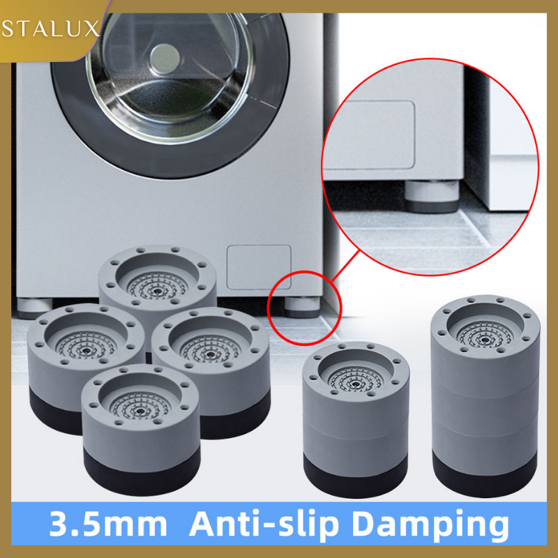 Starlux 4PCS Washing Machine Universal Fixed Rubber Feet Anti Vibration ...
