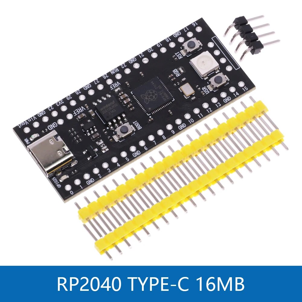 【One Year Warranty】 Raspberry Pi Pico Type-C USB Dual-Core Cortex M0 ...