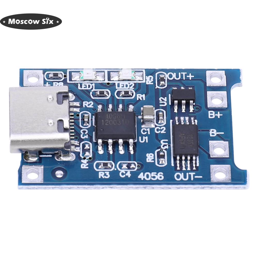TP4056 Lithium Battery Charger Module 1A Portable Battery Charger Panel ...