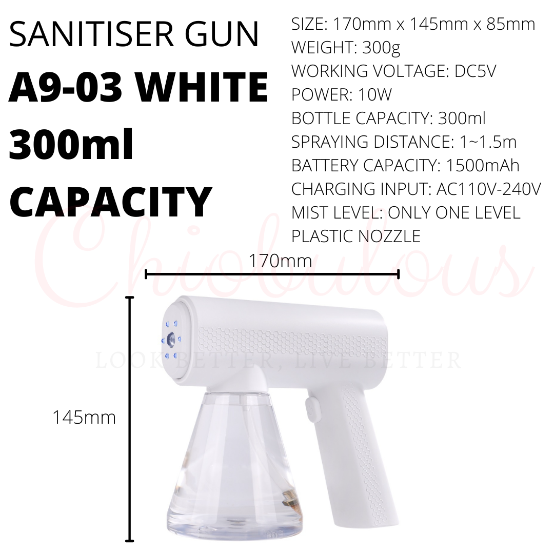 UV Sanitizer Spray Gun Sanitiser Liquid EcoSam Wireless Machine ...