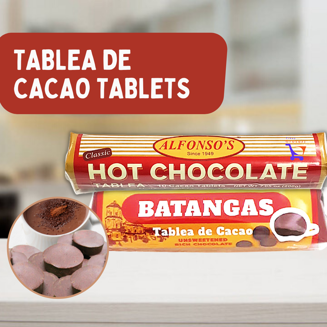 Batangas/Alfonso Tablea de Cacao Unsweetened Rich Chocolate 10 Tablets ...