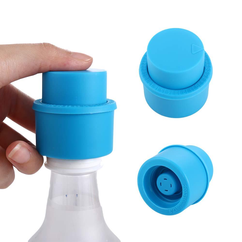 Vacuum Fresh Keeping Bottle Pump Caps Soda Sealer Fizzy Drink Bottle ...