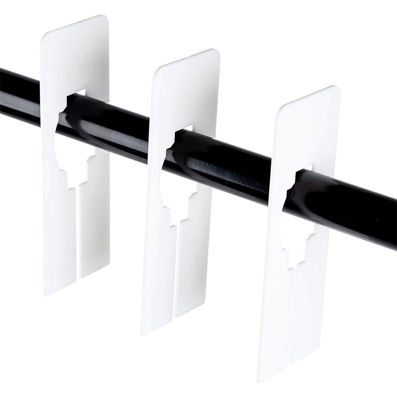 10 Pieces Rectangular Closet Dividers Clothes Organizers Clothing Rack ...