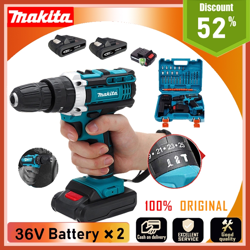 Makita Cordless Drill Electric Power Cordless Impact Drill Power Tools ...