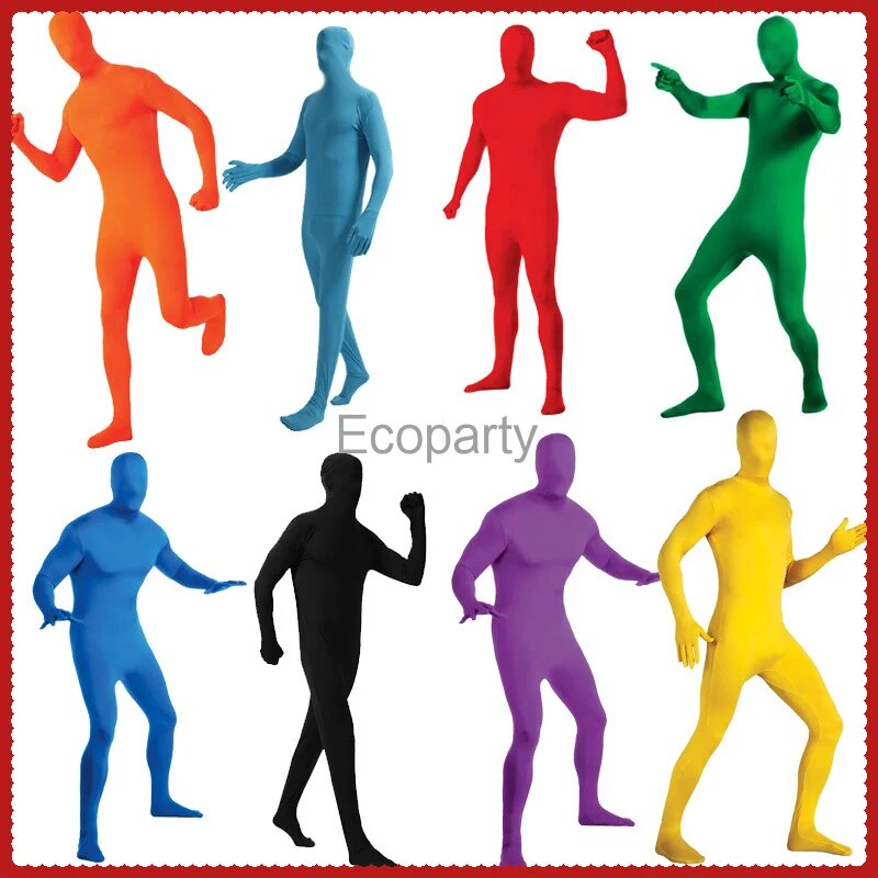 【100%-original】 Suit Chroma Body Zentai Suit Jumpsuits For Movie Video ...
