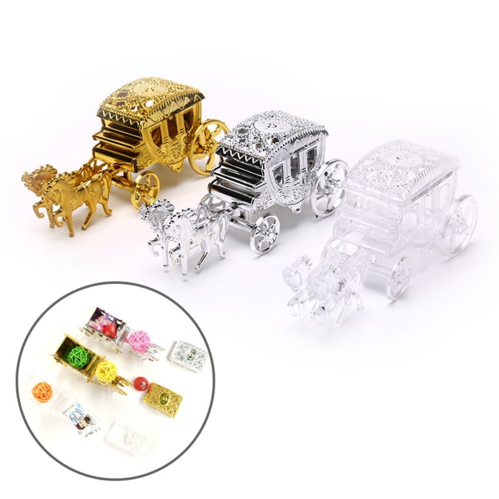 Portable Exquisite Carriage Candy Box High-end Plastic SmallCarriage ...