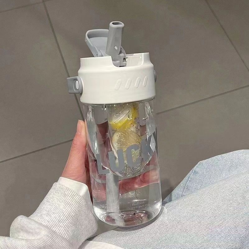 800ML Botol Minum Aesthetic Dengan Botol Air Sedotan/Botol Air ...