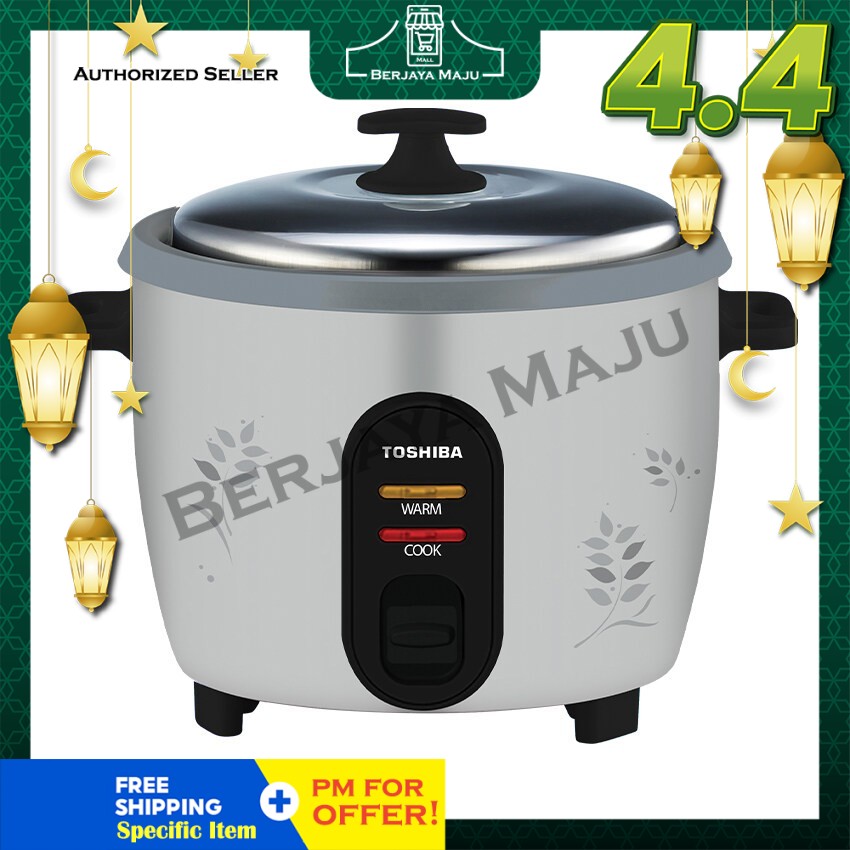 Toshiba 1.8L Conventional Rice Cooker RC-T18CEMY(GY) (Grey) | Lazada