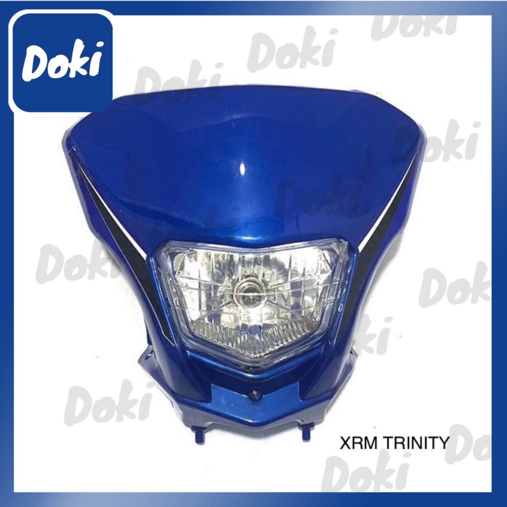 [DOKI MOTO] HEADLIGHT XRM TRINITY | Lazada PH