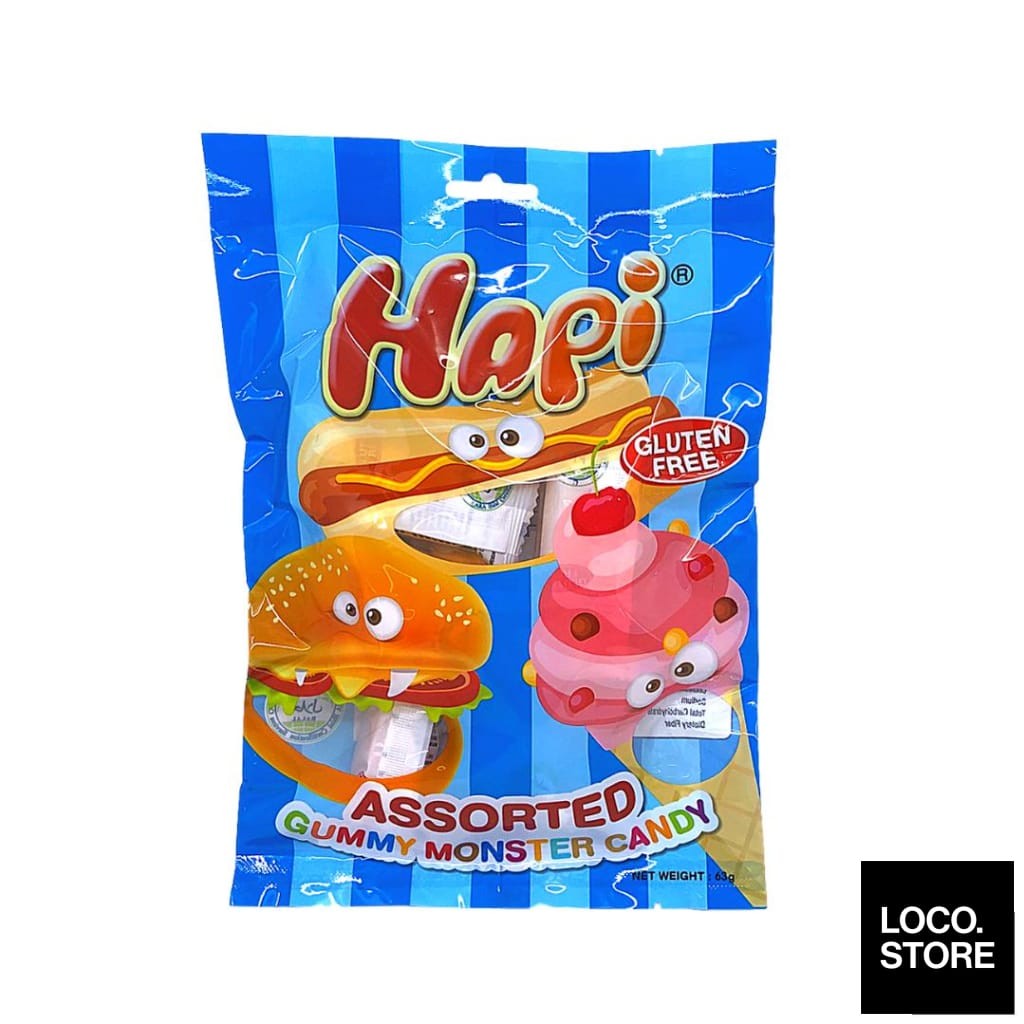 Hapi Assorted Gummy Monster Candy 63G | Lazada