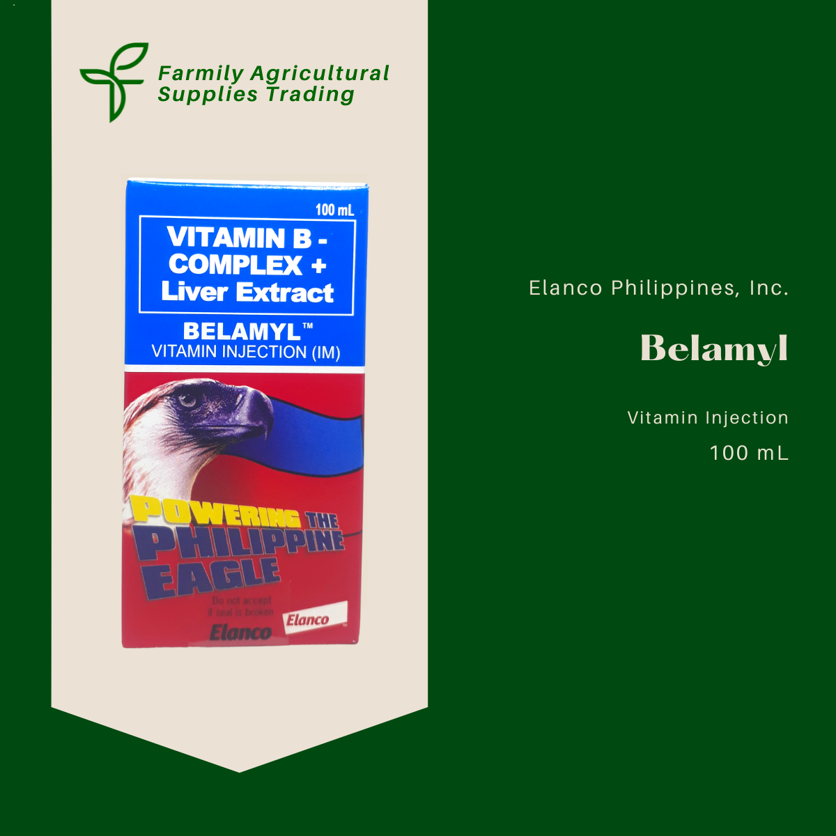 Belamyl Vitamin Injection (Vitamin B-Complex + Liver Extract) 10mL ...