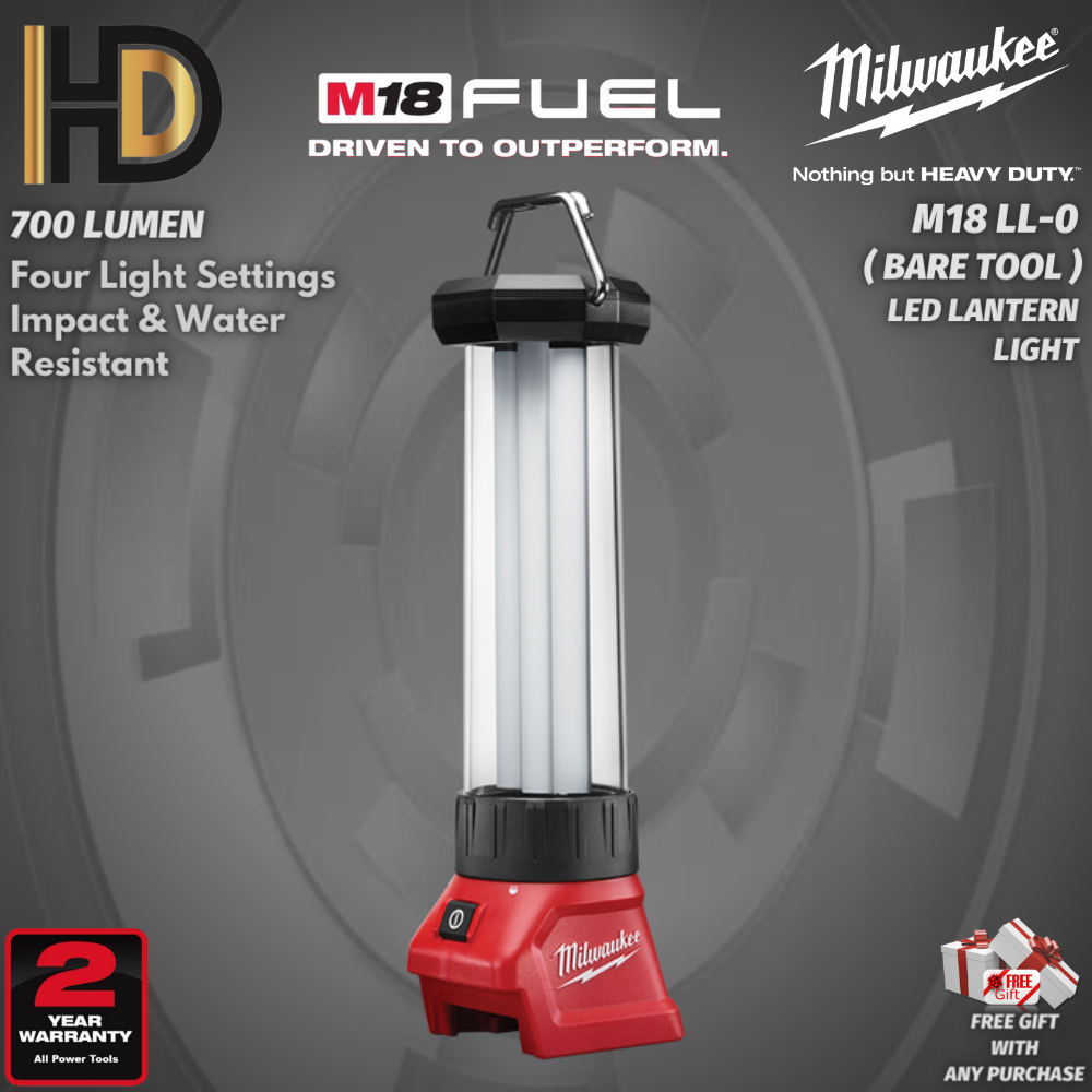 Milwaukee M18 LL LED Lantern Light 700 LUMEN / Area Light / Compact ...