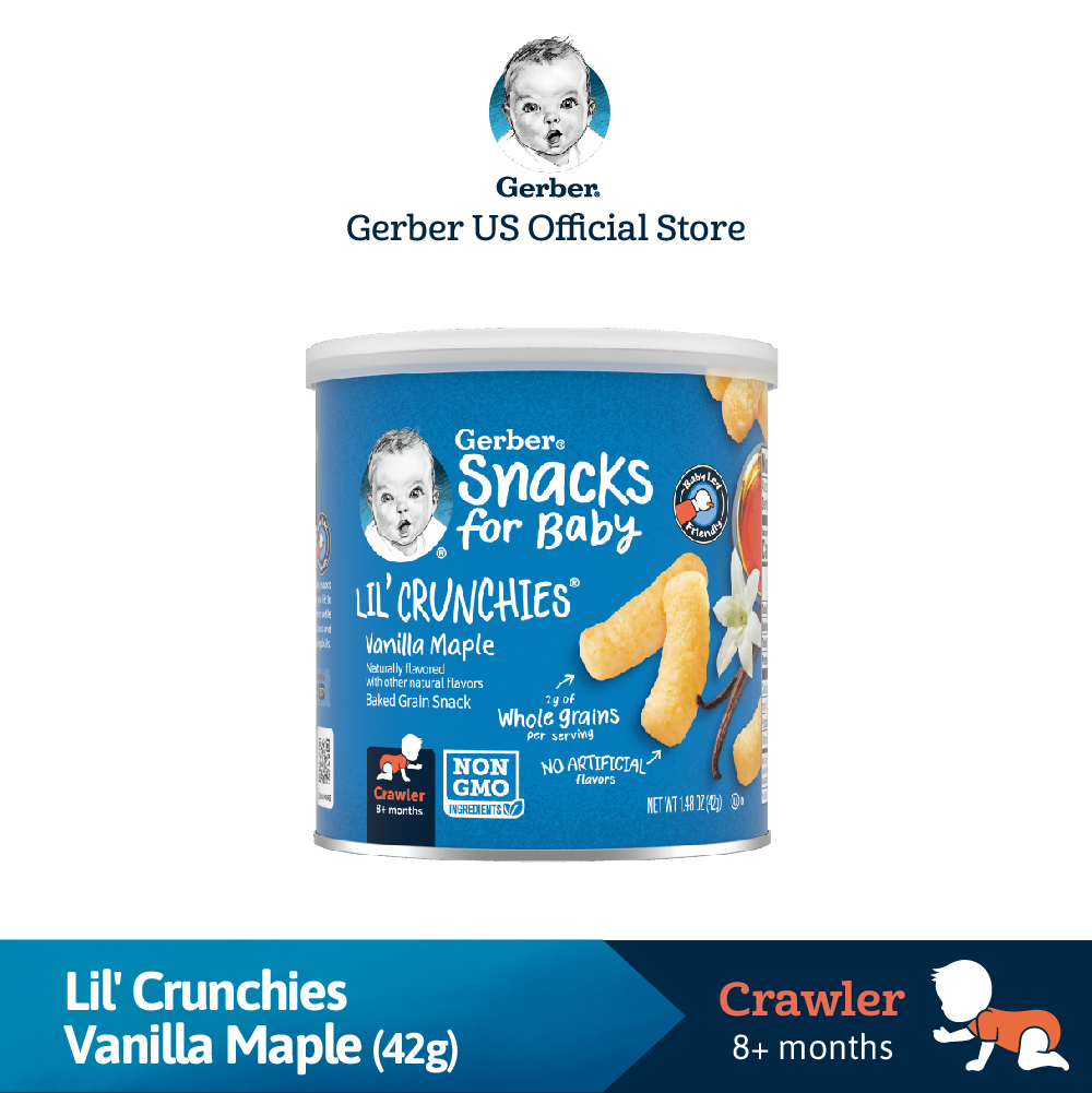 Gerber Lil Crunchies Vanilla Maple 42g | Lazada PH