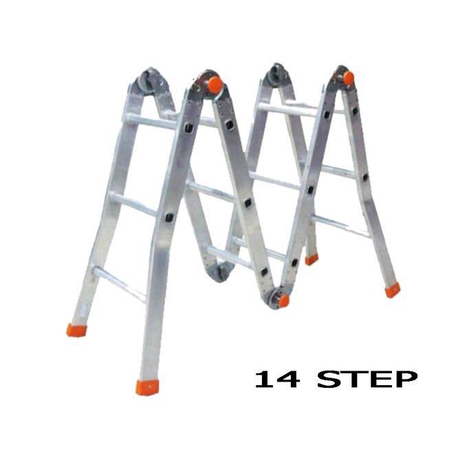 Everlas Sirim Approved Heavy Duty Aluminium Multi Purpose Ladder/Tangga ...