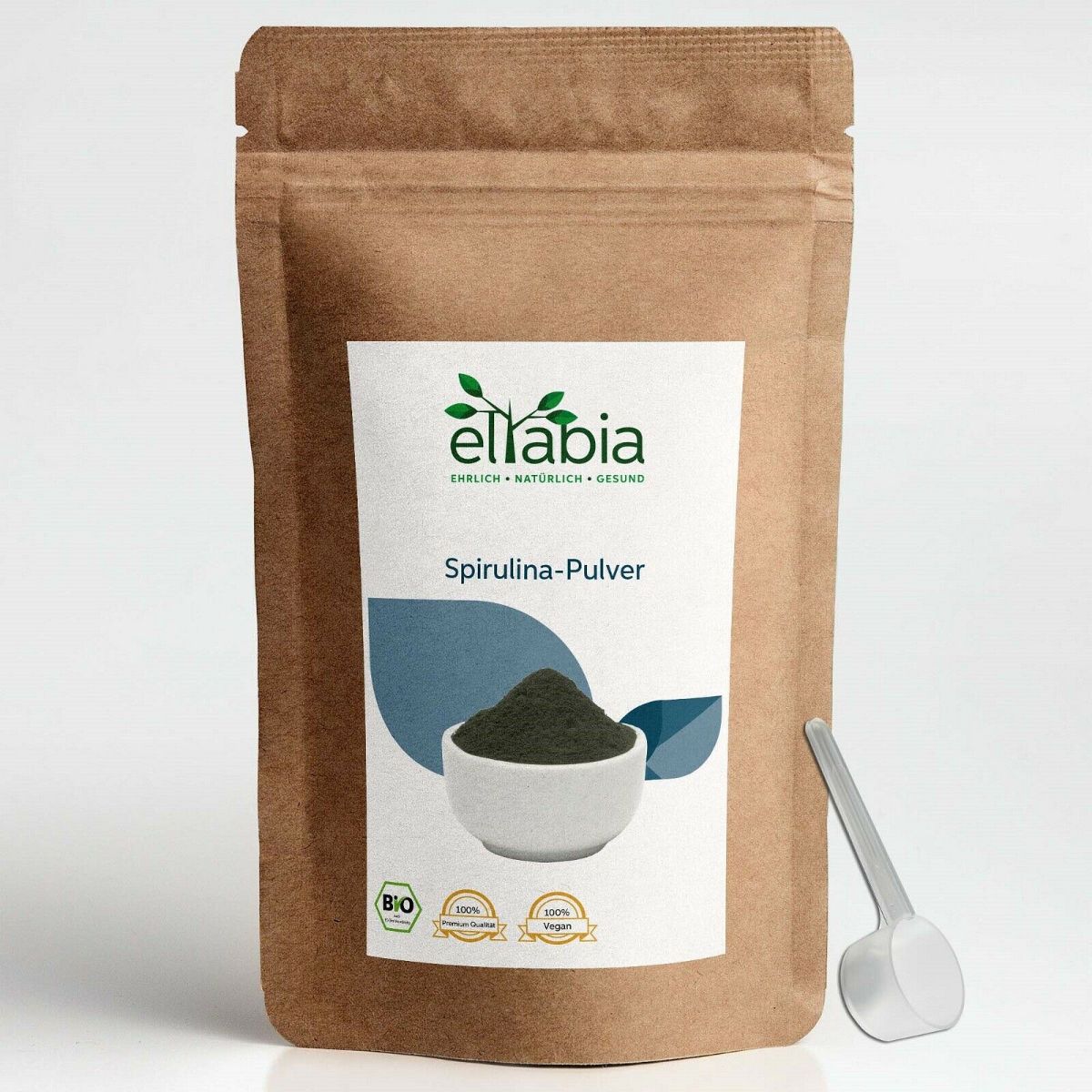 Organic Spirulina Powder Platensis Algae Algae 100% pure vegan raw food ...