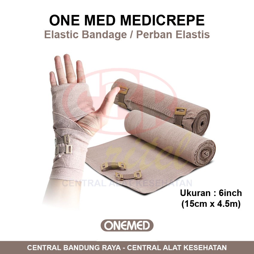 Perban elastis 6 inci Medicrepe one,pembalut elastis,gip patah tulang ...