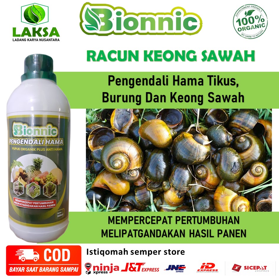 Bionnic Pestisida Extrak Nabati Obat Semprot Sawah Atasi Hama Keong ...