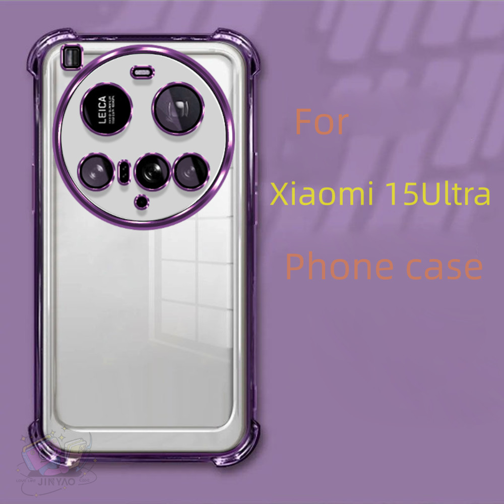 【Luxury】For Xiaomi 15Ultra Phone Case Transparent Lens Protector ...