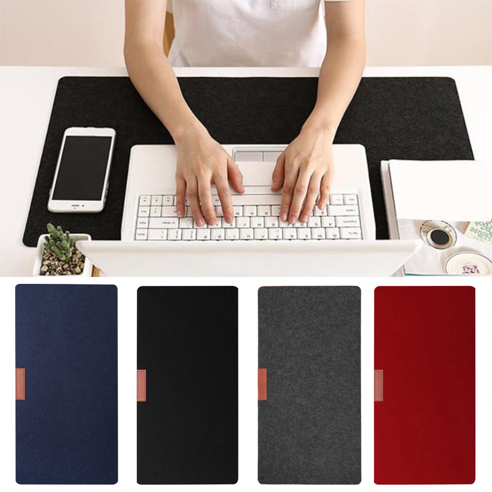 Colorful Wool Felt Large Office Table Mouse Pad Desk Mat Keyboard Mice ...