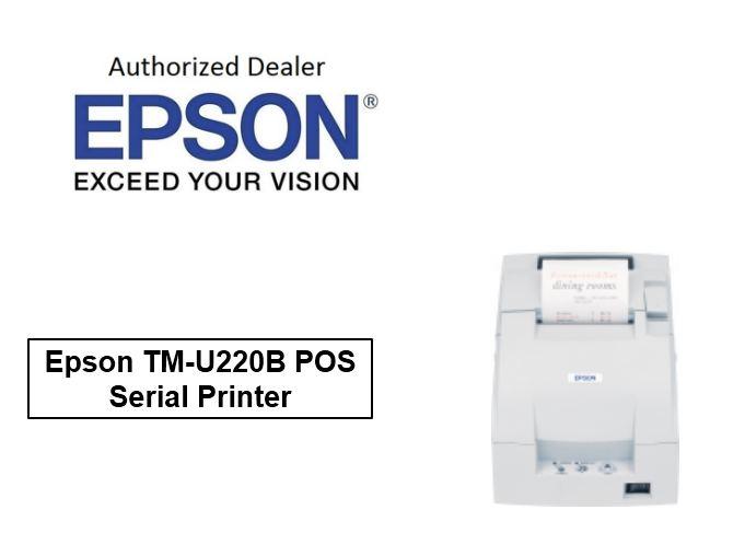 [Singapore warranty] Epson TM-U220B POS Printer (Serial interface) tm ...