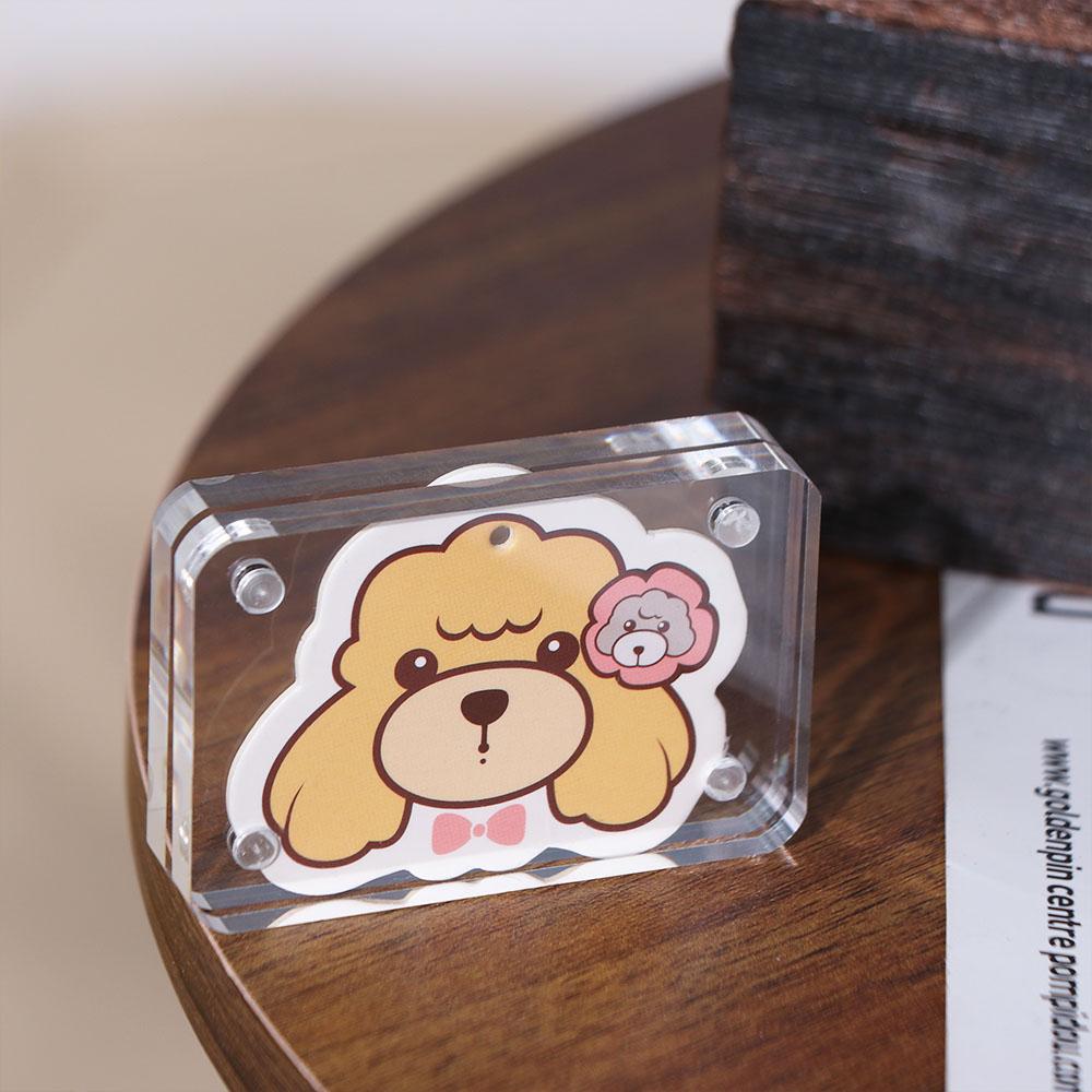Practical Creative Gift Acrylic Photocard Holder Transparent Standing ...