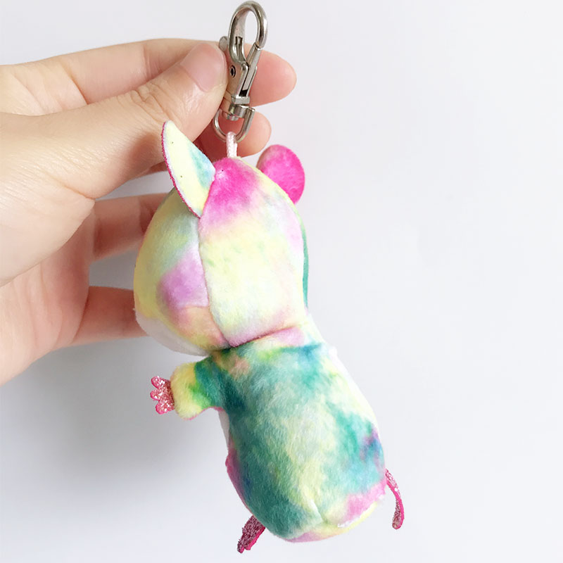 【TechHaven123】9cm Ty Beanie Big Eyes Pendant Keychain Clips Mini ...