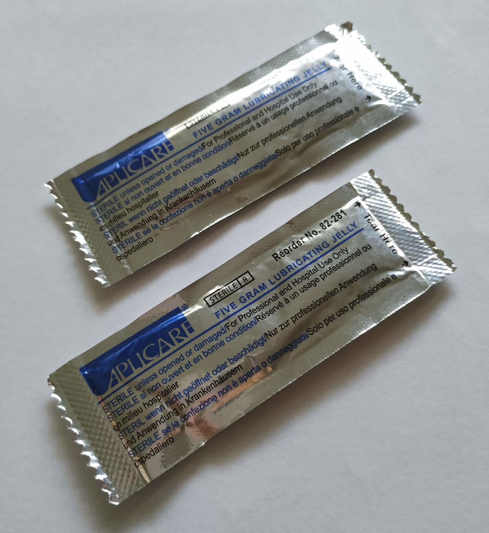 Medical Lubricating Gel, 5g sachet, Aplicare Brand, 5-20 sachets packs ...
